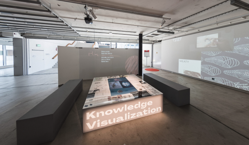 Ein virtueller Rundgang durch unsere Diplomausstellung 2019 – Knowledge Visualization ZHdK